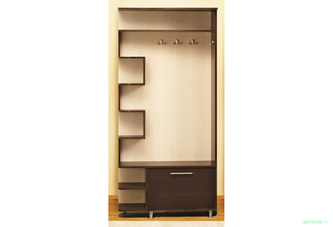 Вешалка + тумба для обуви Феерия Сокме купить по цене 2296 грн | Dybok.ua